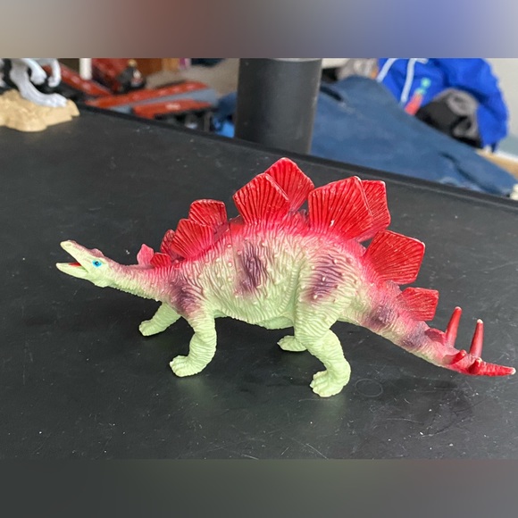Toys | 6 Stegosaurus Decopac Dinosaur Plastic Toy Figure Greenred ...